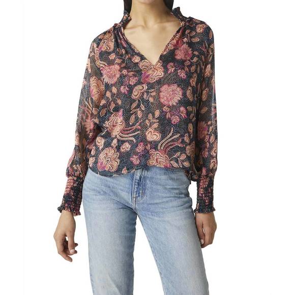 Misa Los Angeles | Tops | New Misa Los Angeles Alexis Top In Flora Dot | Poshmark
